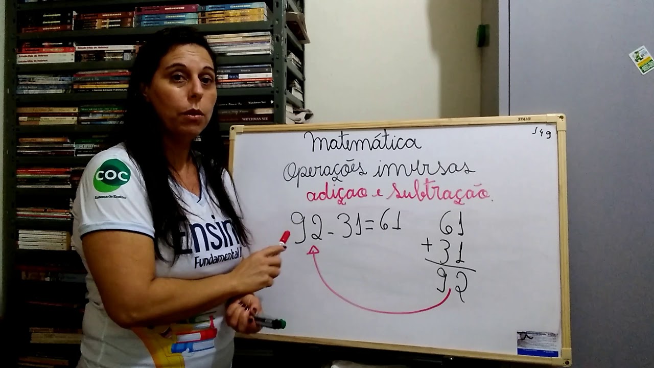 Matemática operações inversas - YouTube