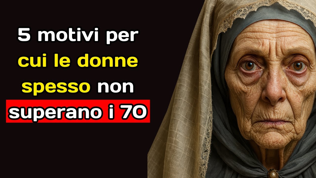 5 motivi per cui le donne spesso non superano i 70 - YouTube