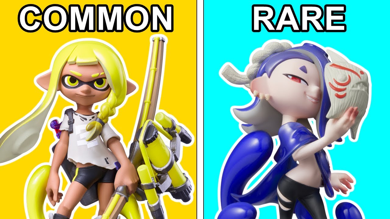 Common vs Rare Splatoon 3 Amiibo - YouTube