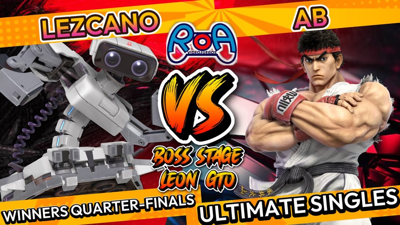 Boss Stage #1 WINNERS QUARTER-FINAL WF/PB Lezcano (ROB) vs GMX AB (Ryu ...