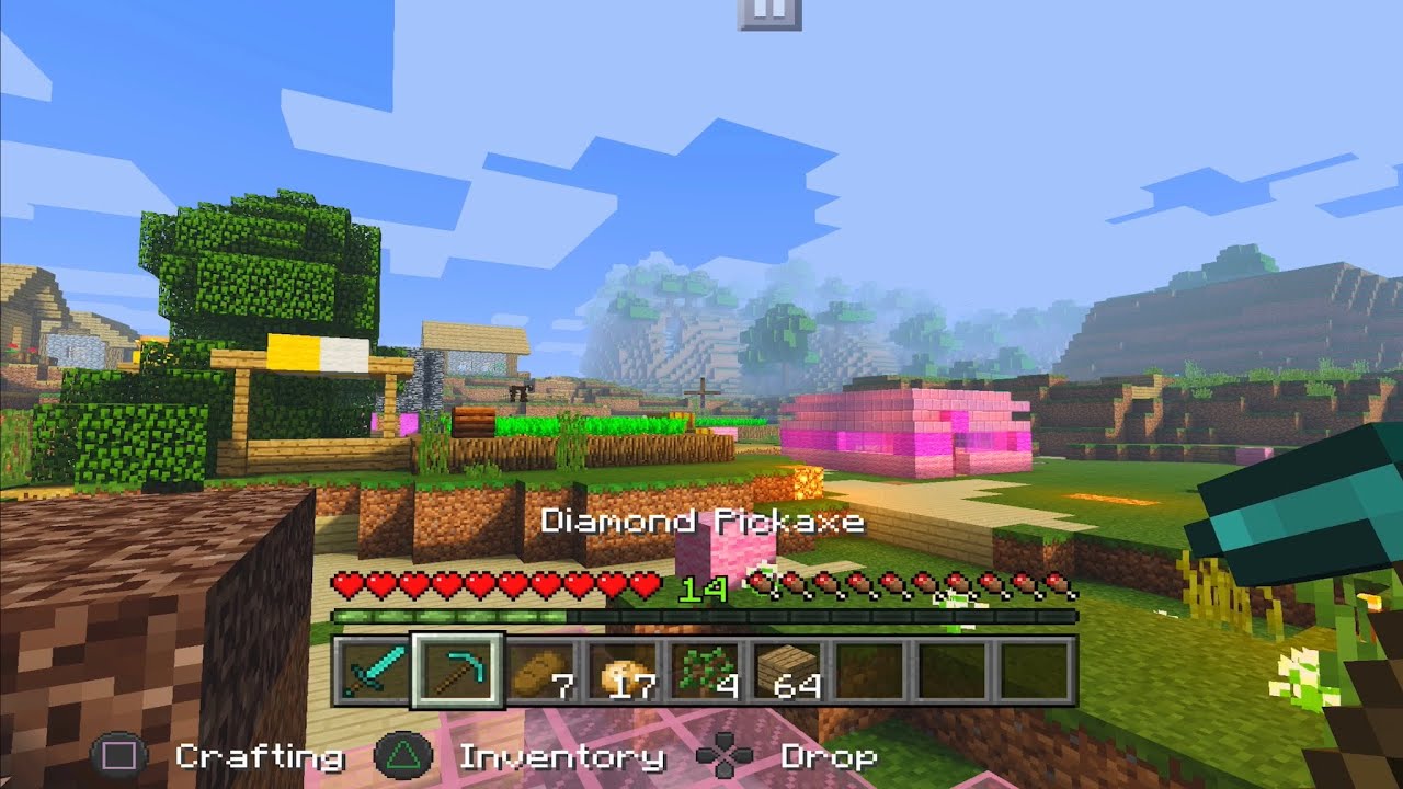 Minecraft PE - Stretched resolution on minecraft! - YouTube