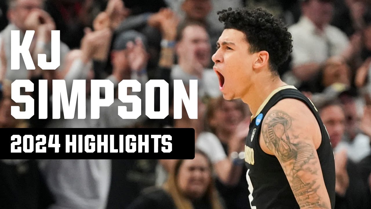 KJ Simpson 2024 NCAA tournament highlights - YouTube