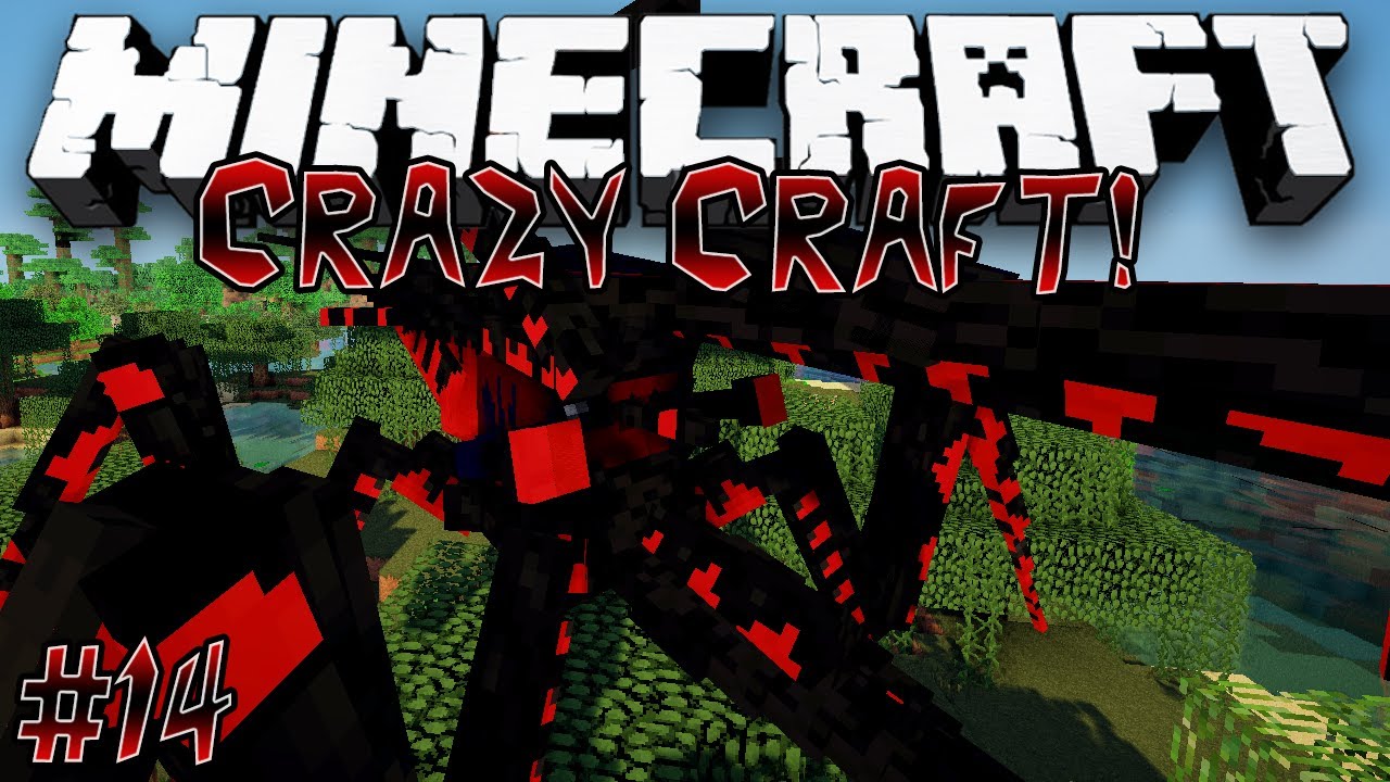 "Jumpy Bug Boss!" - CRAZY CRAFT (MINECRAFT MODDED SURVIVAL) - #14 - YouTube