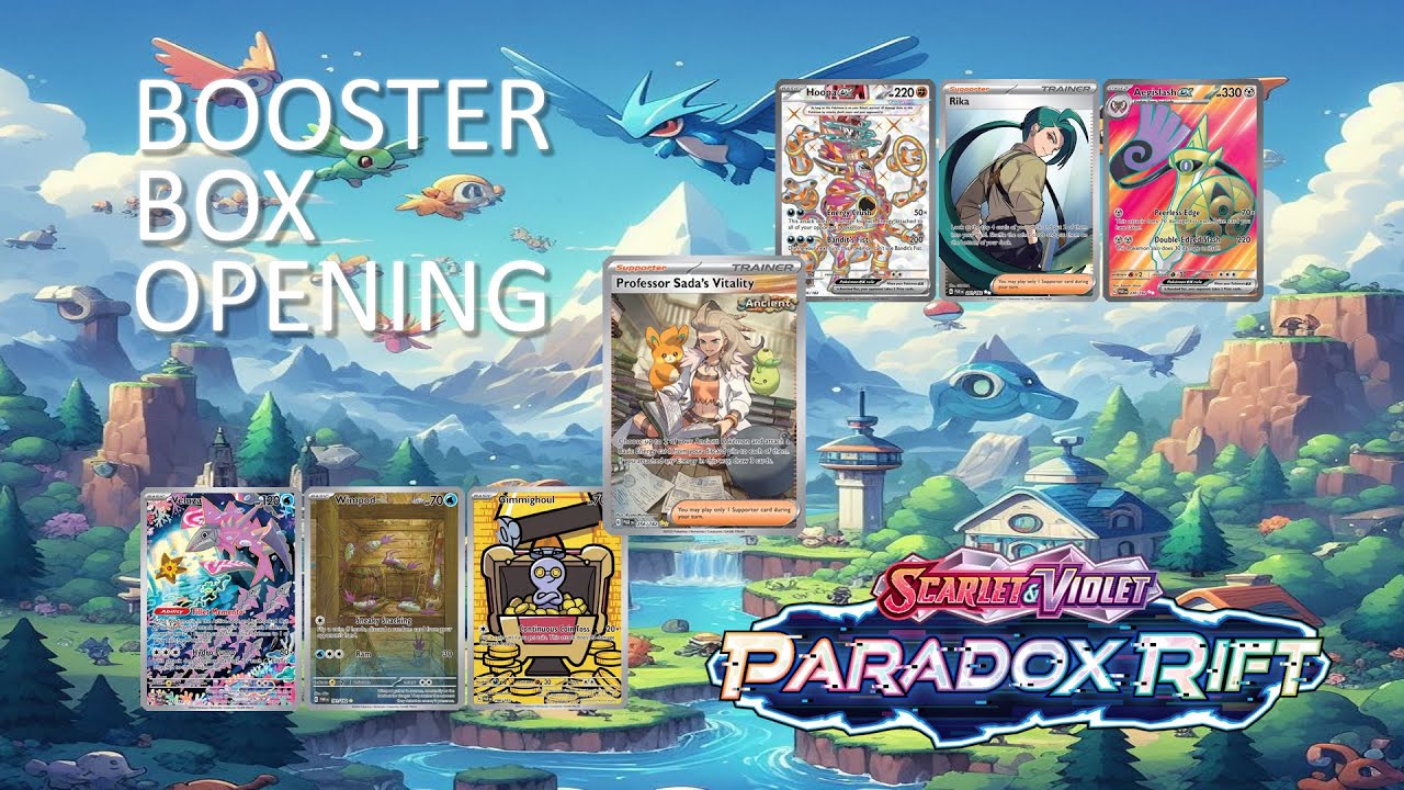 Pokemon - Paradox Rift - Booster Box Opening - YouTube