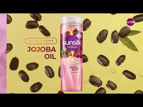 Sunsilk Onion & Jojoba Oil Hairfall Resist Oil Blends Shampoo | with No Added Parabens