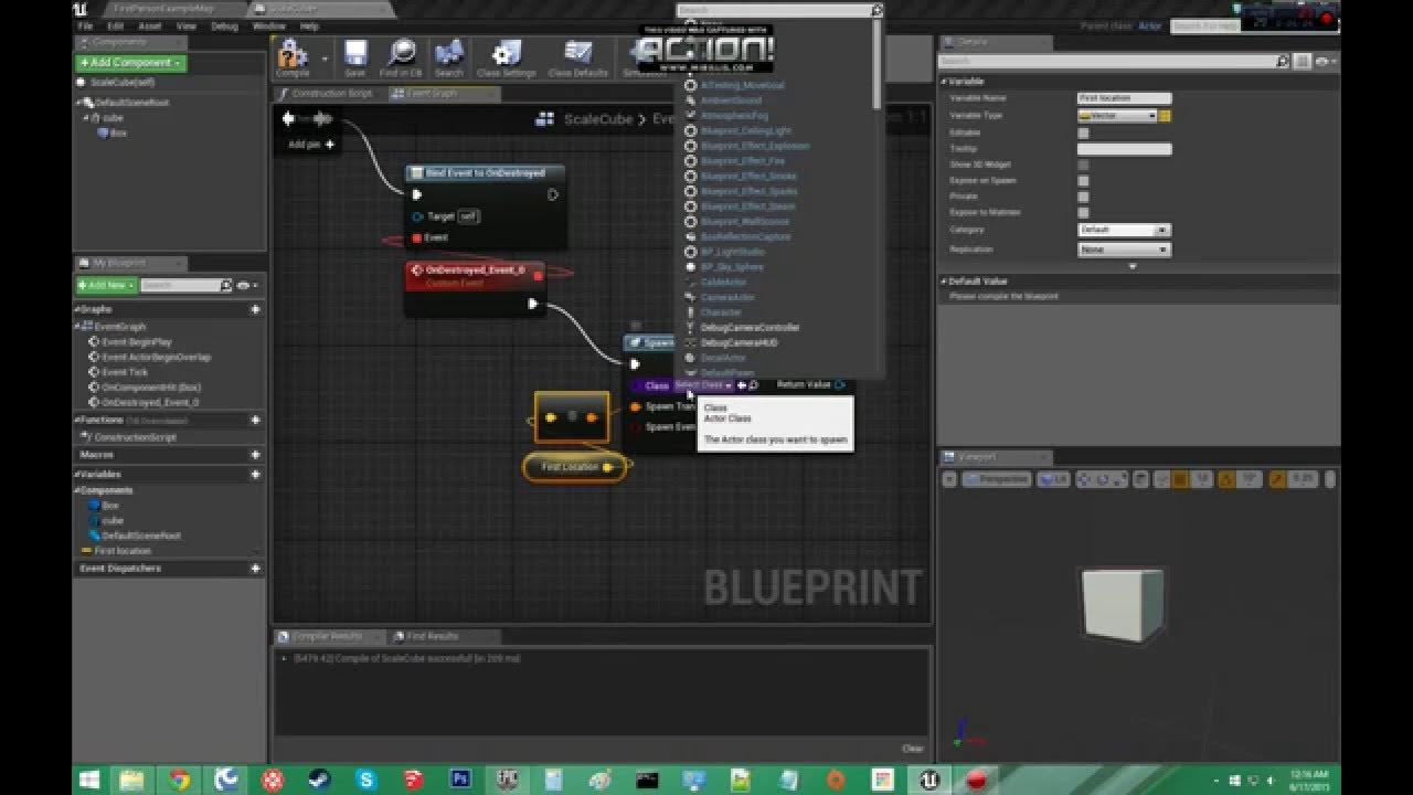Tutorial Unreal Engine 4 Event Hit - YouTube