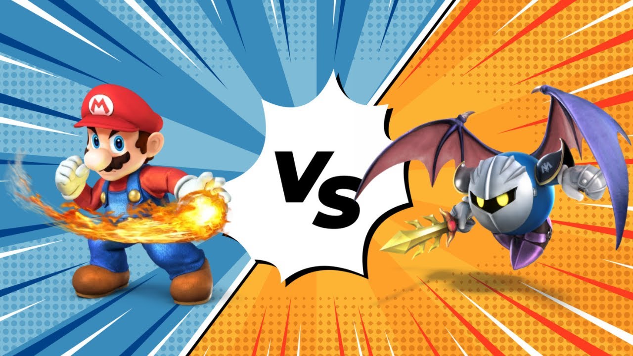 Mario VS Meta Knight - YouTube
