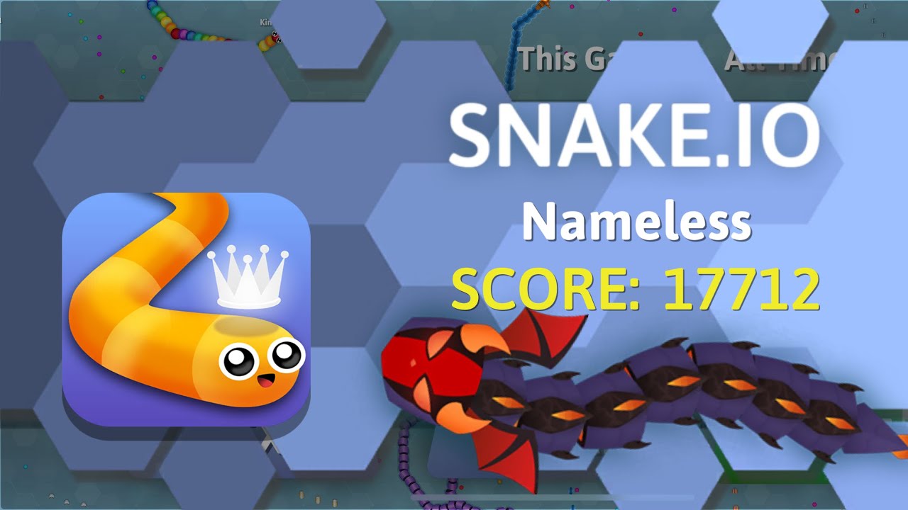 NEW SKIN UNLOCKED SNAKE IO 🐍DAMIEN🐉🐍DELICIOUS FOOD SNAKE.O 🐍#snakeio # ...