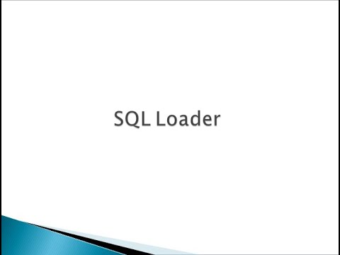 SQL Loader - YouTube
