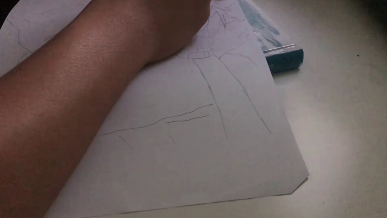 Speed draw Natsu and Happy, part 1 no sound - YouTube