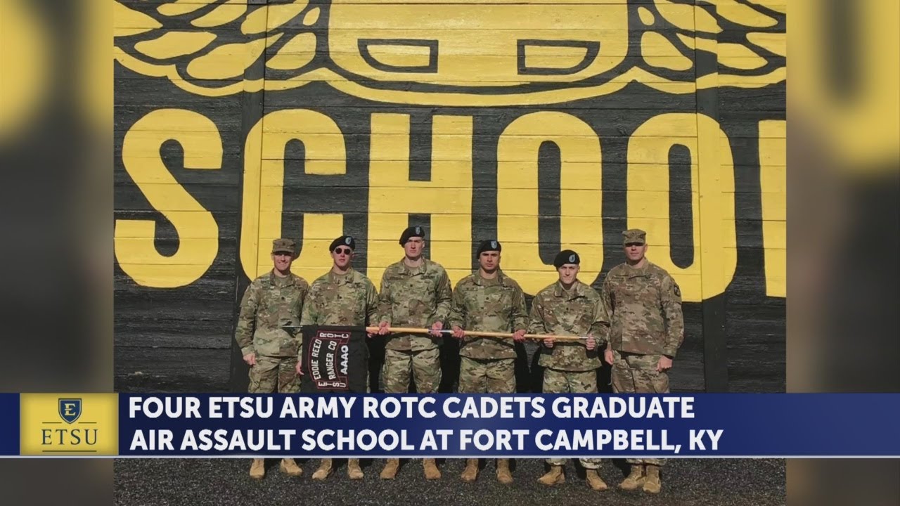 4 ETSU Army ROTC cadets graduate air assault school at Fort Campbell ...