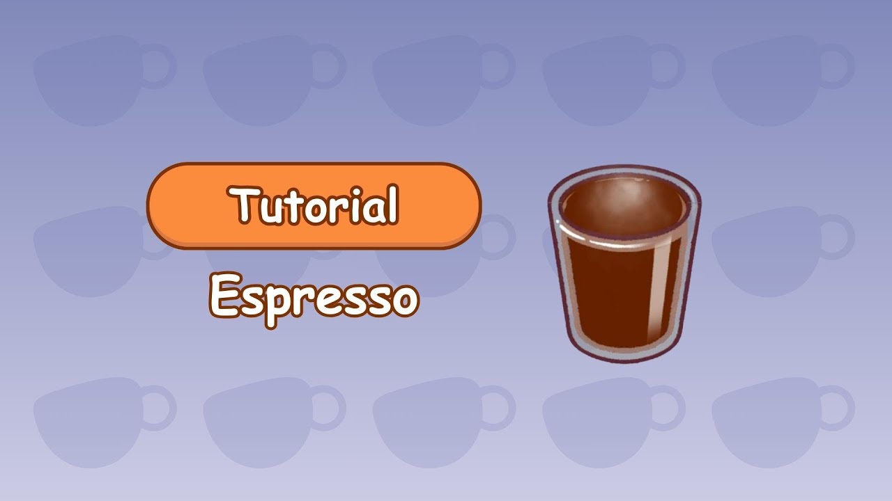 make an espresso | gcgc beta tutorials - YouTube