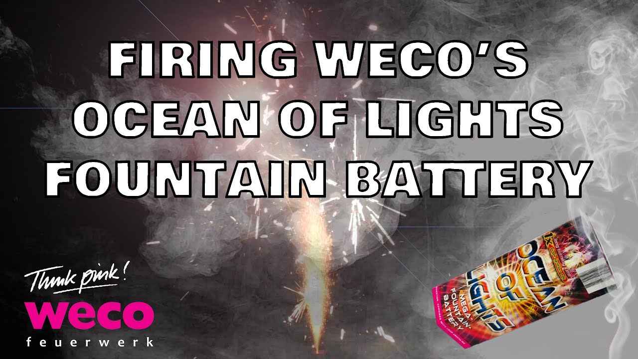 Firing Ocean Of Lights by Weco Fireworks. - YouTube