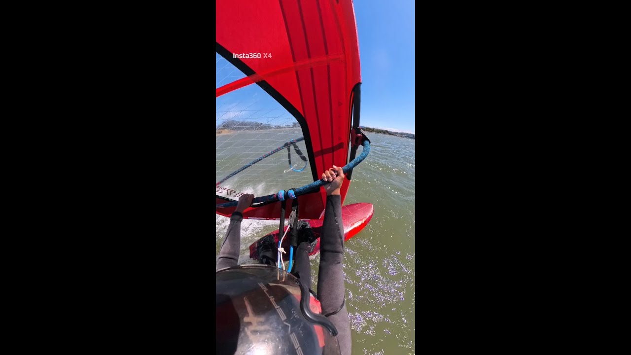 Windsurfing Severne Dyno 105/Gator 6.0 @Coyote Point.#windsurfing # ...