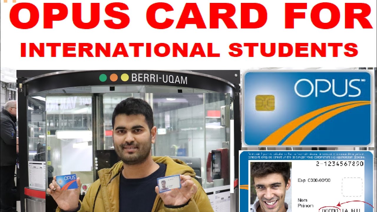 OPUS STM CARD OBTAINING PROCEDURE IN MONTREAL😍 CANADA - YouTube
