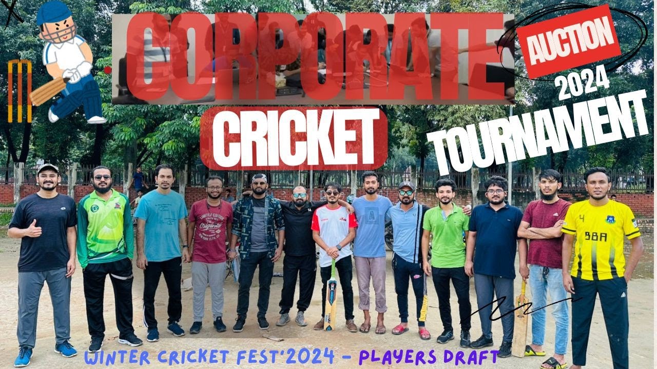 Corporate Cricket Tournament |Player Auction Video |Winter Cricket Fest ...