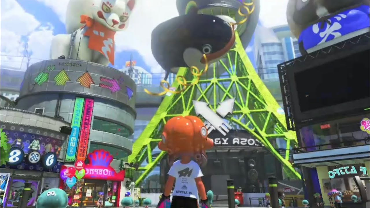 Checking out Inkopolis Plaza (DLC) | Splatoon 3 - YouTube