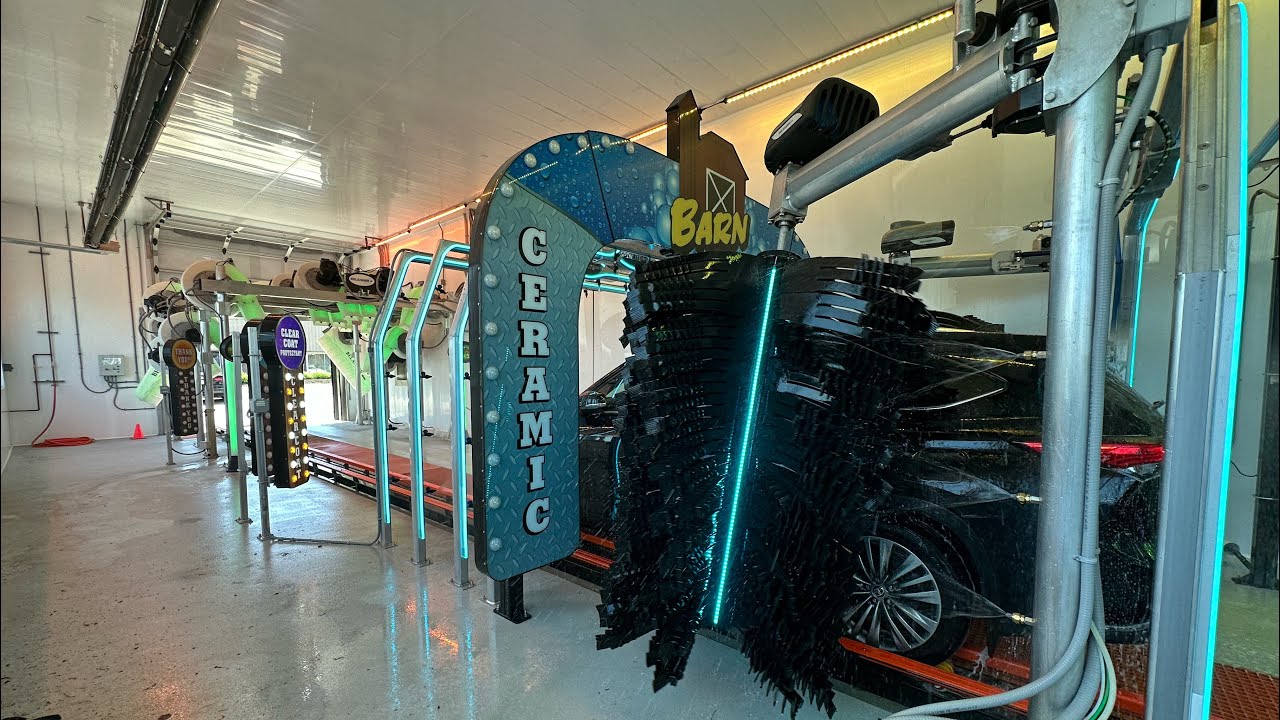 In-Bay Perspective: Barn Car Wash of Revere: Squire Road Site - YouTube