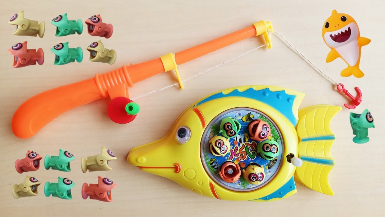 Unboxing Mainan Pancing Ikan Magnet Yang Bisa Berputar | Mainan ...
