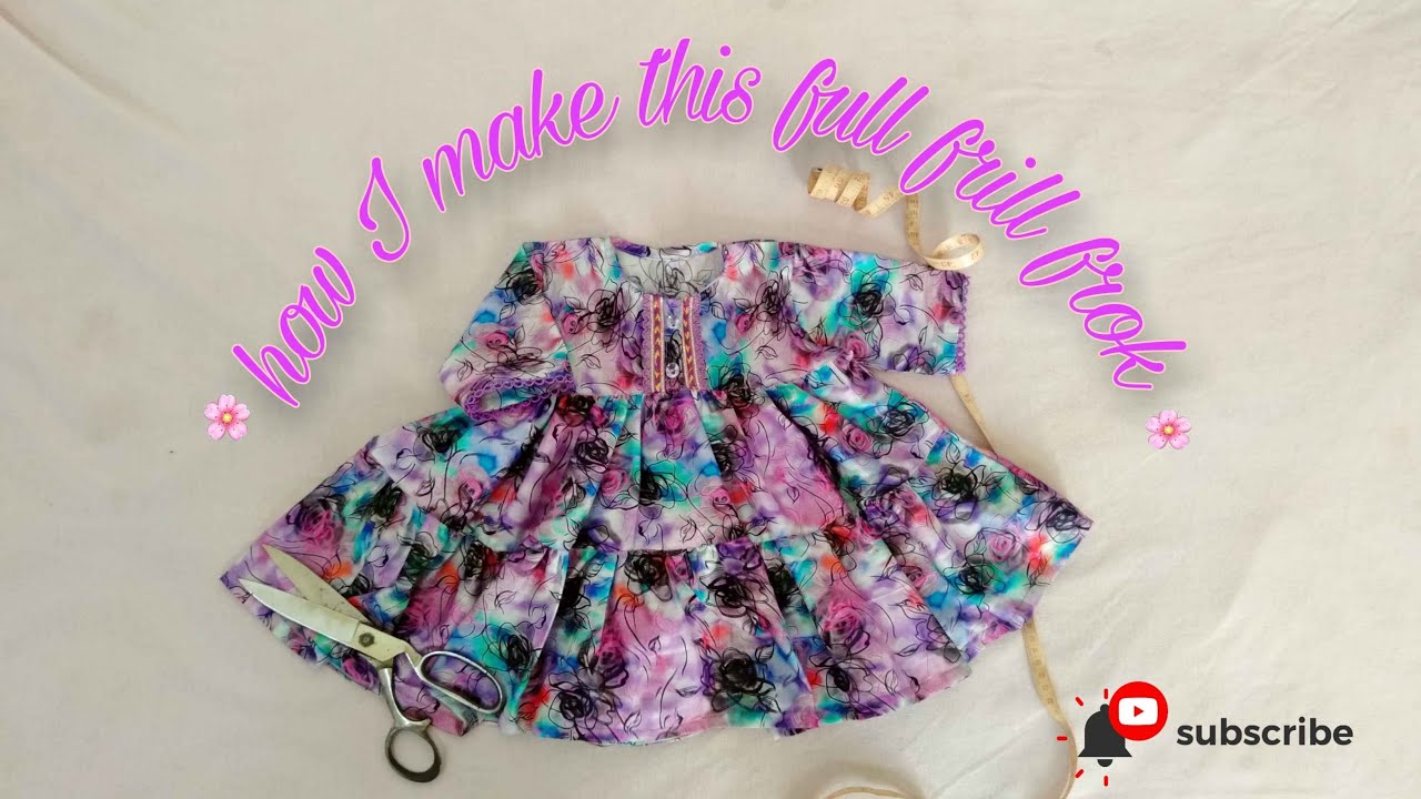 if you're a beginner try this technique for frill frok with cut pieces ...