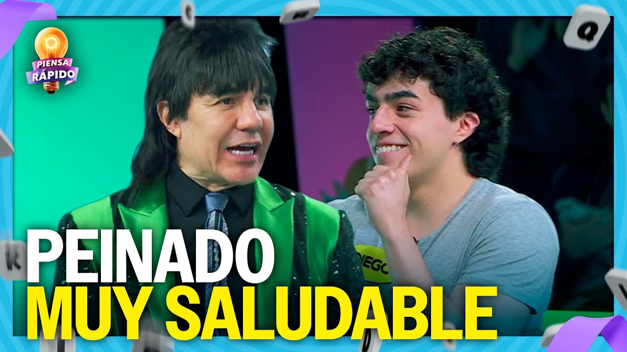 Diego se puso a hacer una ensalada pero para su cabello | Piensa Rápido ...