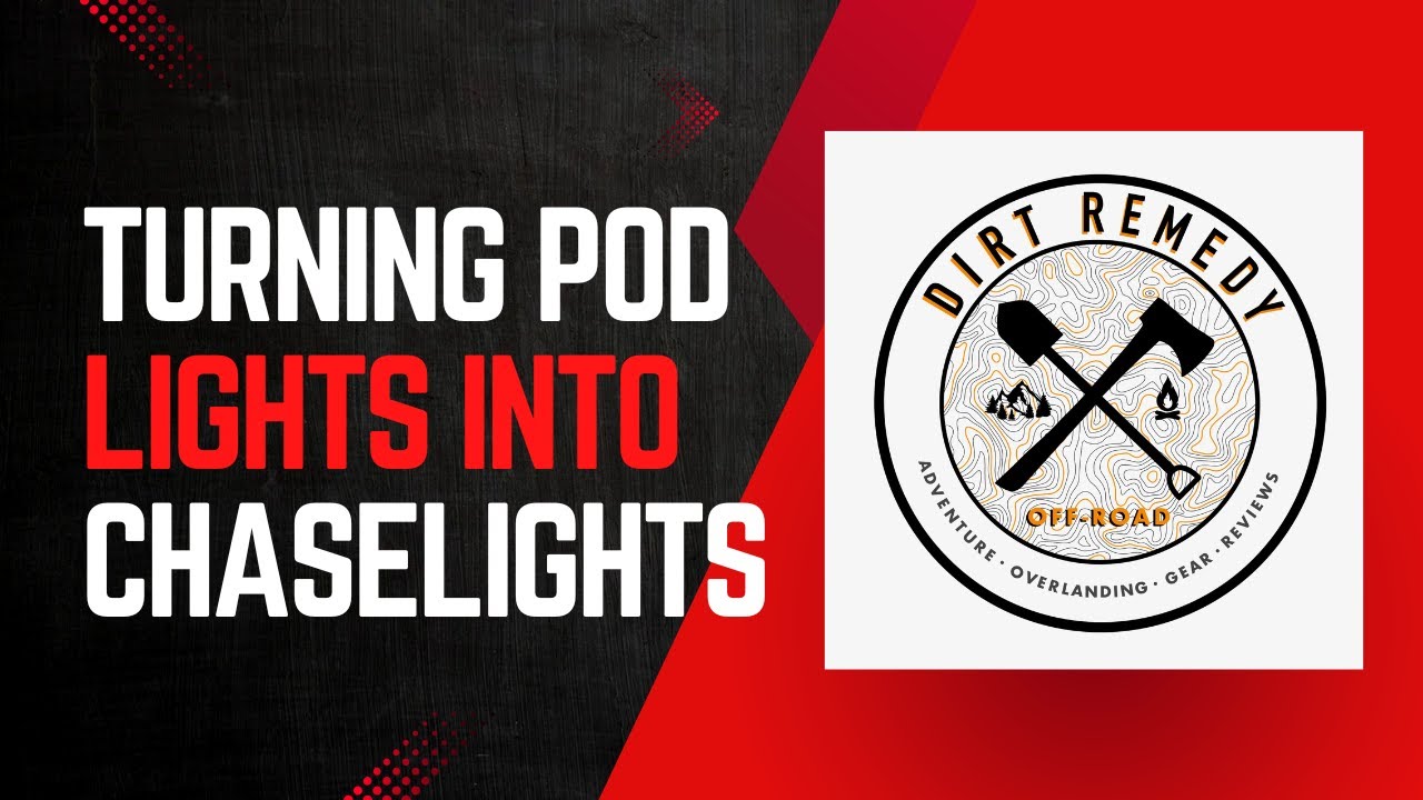 turning pod lights into chase lights - YouTube