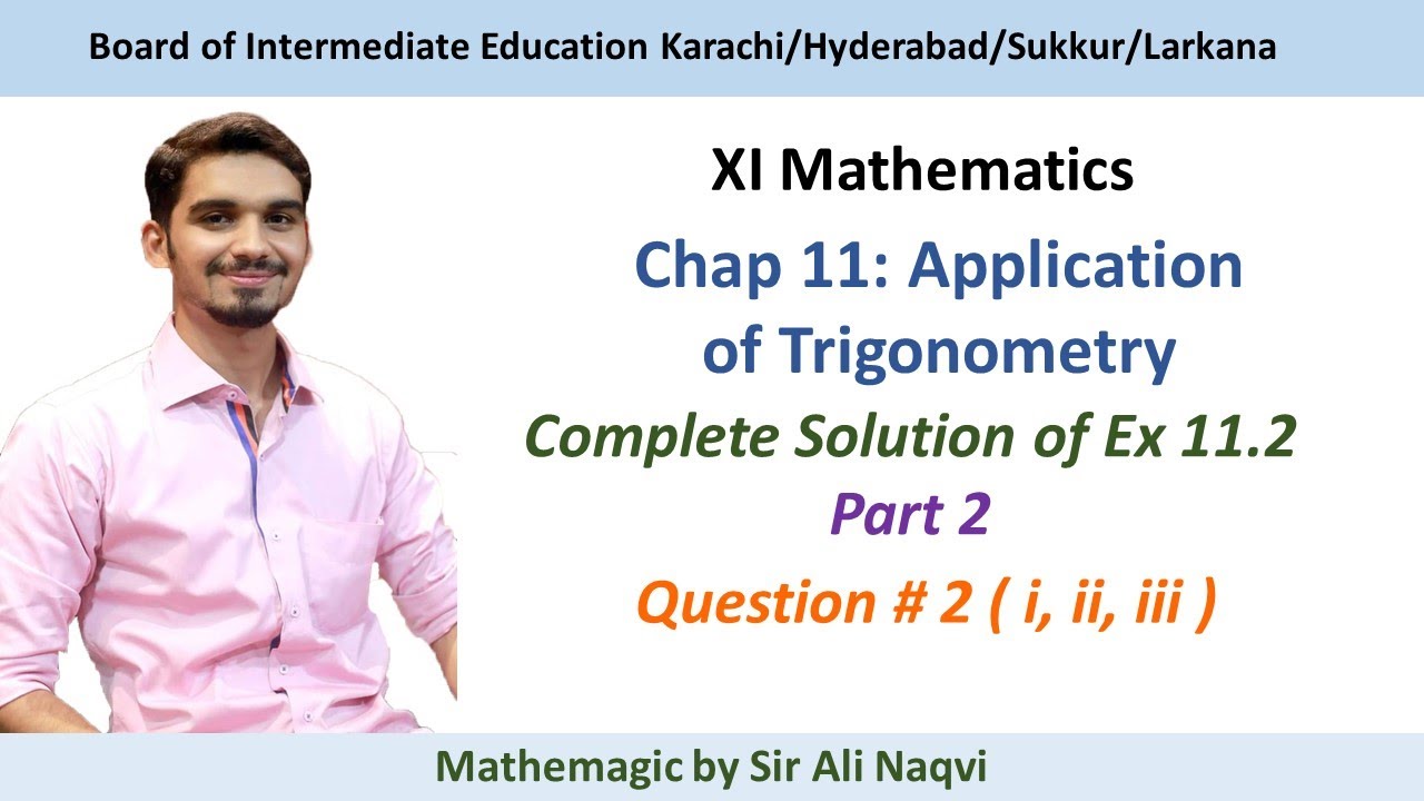 XI Mathematics | Chap 11 | Ex 11.2 | Part 2 | Question No 2 (i, ii, iii ...