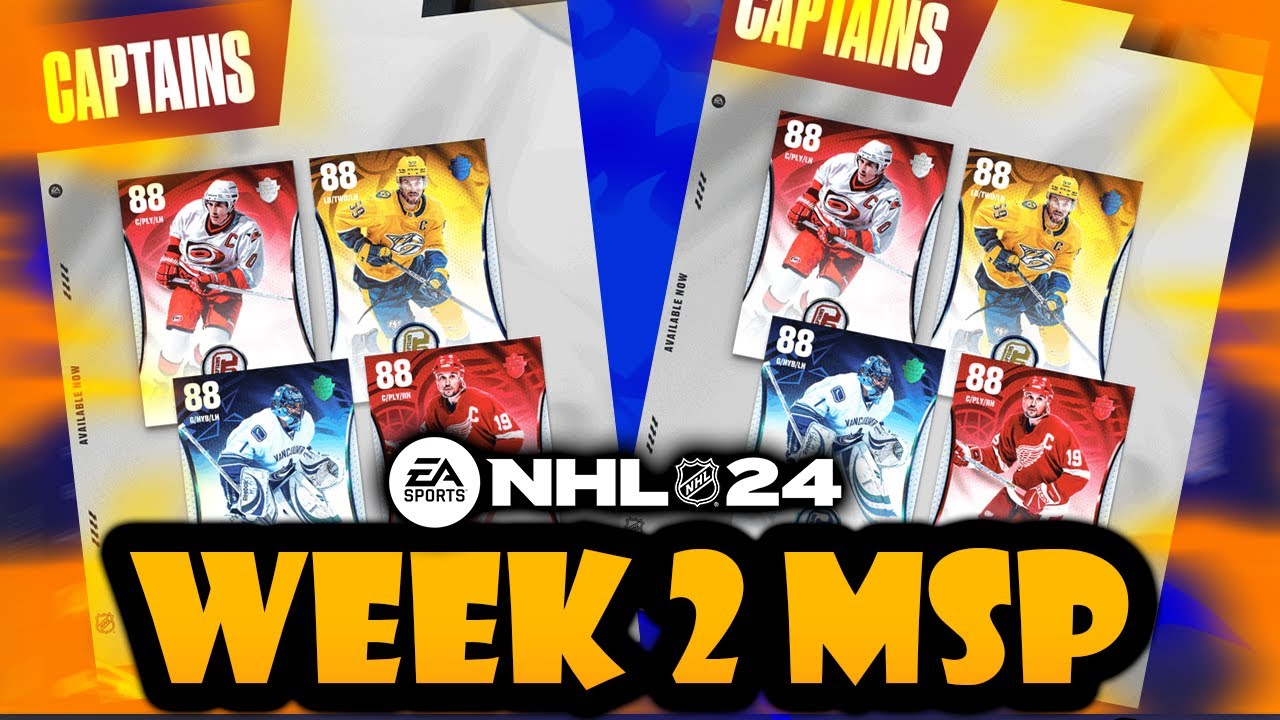 WEEK 2 CAPTAIN 88 MSPS IN NHL 24 HUT + FREE 84 CARD NHL 24 NEW CONTENT ...