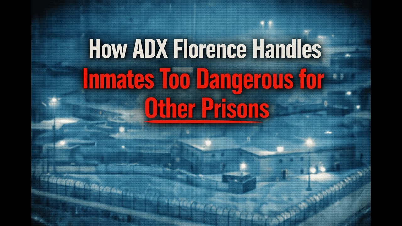 How ADX Florence Handles Inmates Too Dangerous for Other Prisons - YouTube