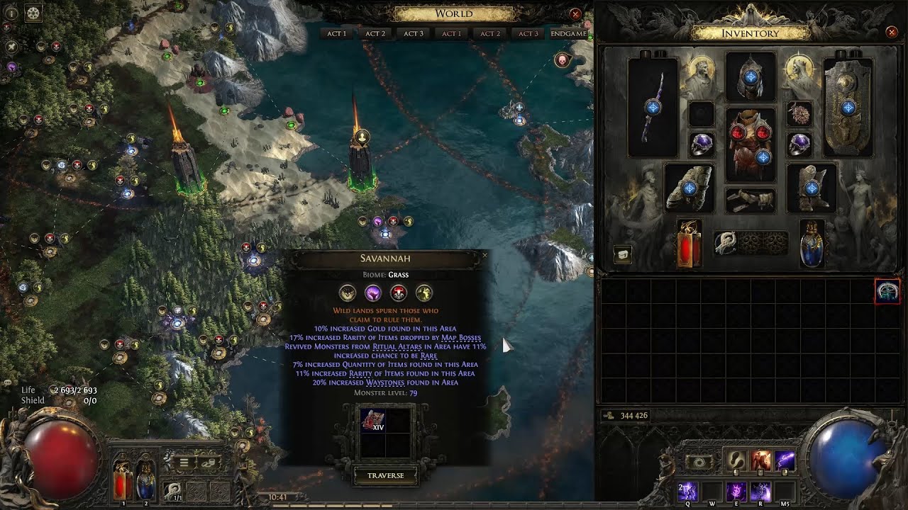 Run 14+1 map boss, breach and ritual PoE2[0.2] HC Chaos Space Marine ...