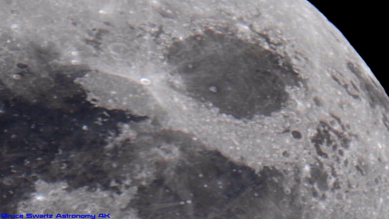 Revealing The Lunar Surface In Stunning High Quality 4K Telescope ...