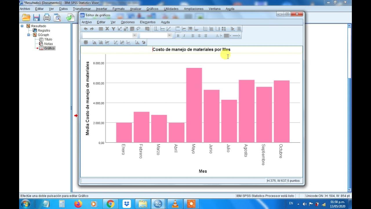 Edición de gráficos en SPSS - YouTube
