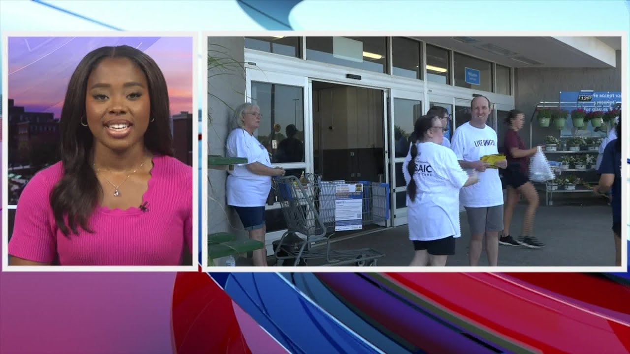 United way starts the annual Stuff the Bus - YouTube