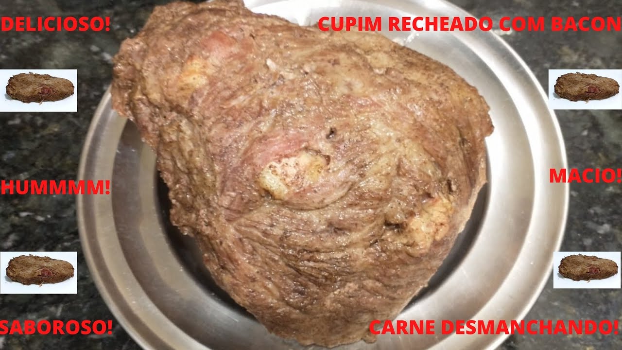 CUPIM RECHEADO COM BACON. DICAS ÚTEIS 1000 - YouTube