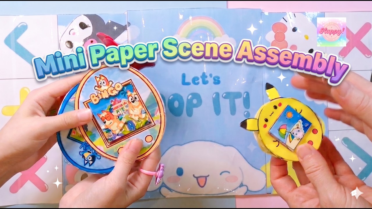 Character-Inspired Aesthetic Papercraft | Handmade Mini Scene Design ...