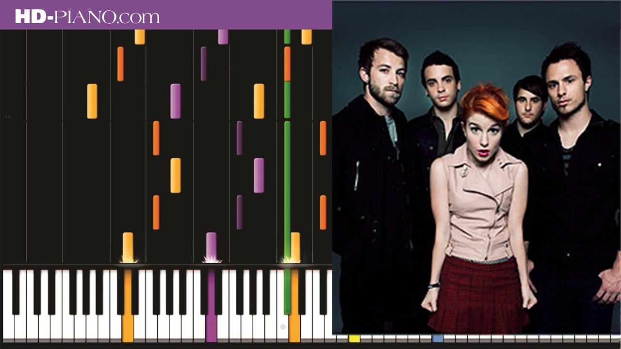How to play Paramore Pressure Piano tutotial 100% speed - YouTube