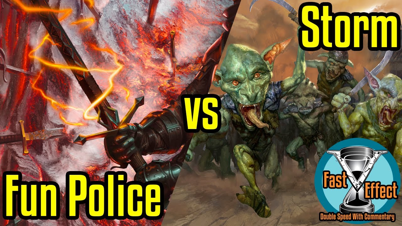 Fun Police vs Storm | Legacy Magic: the Gathering w/Commentary ...