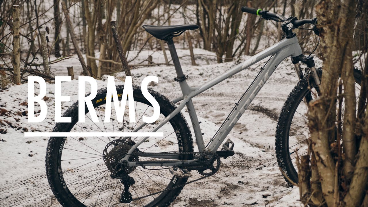 Practicing steep berms | MTB skills progression - YouTube
