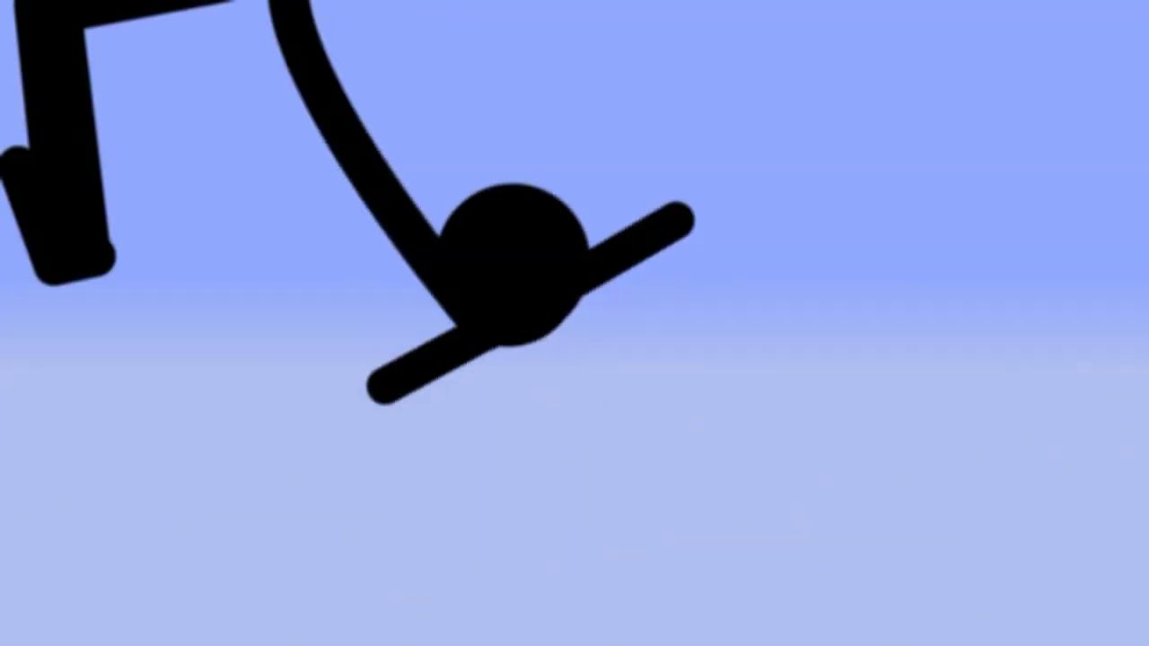 Stick figure jump in perspective - YouTube