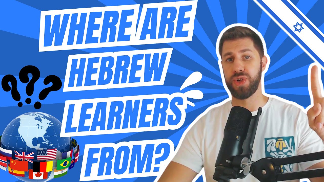Where Are My Hebrew Students From 🌍? (Top 5 Countries Revealed!) - YouTube
