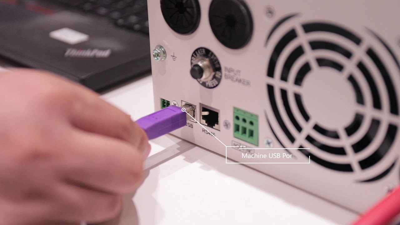 SRNE inverter software upgrade - YouTube