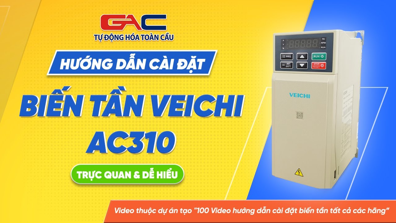 Cài đặt biến tần Veichi AC310 & Hướng dẫn đấu nối dây #bientan # ...