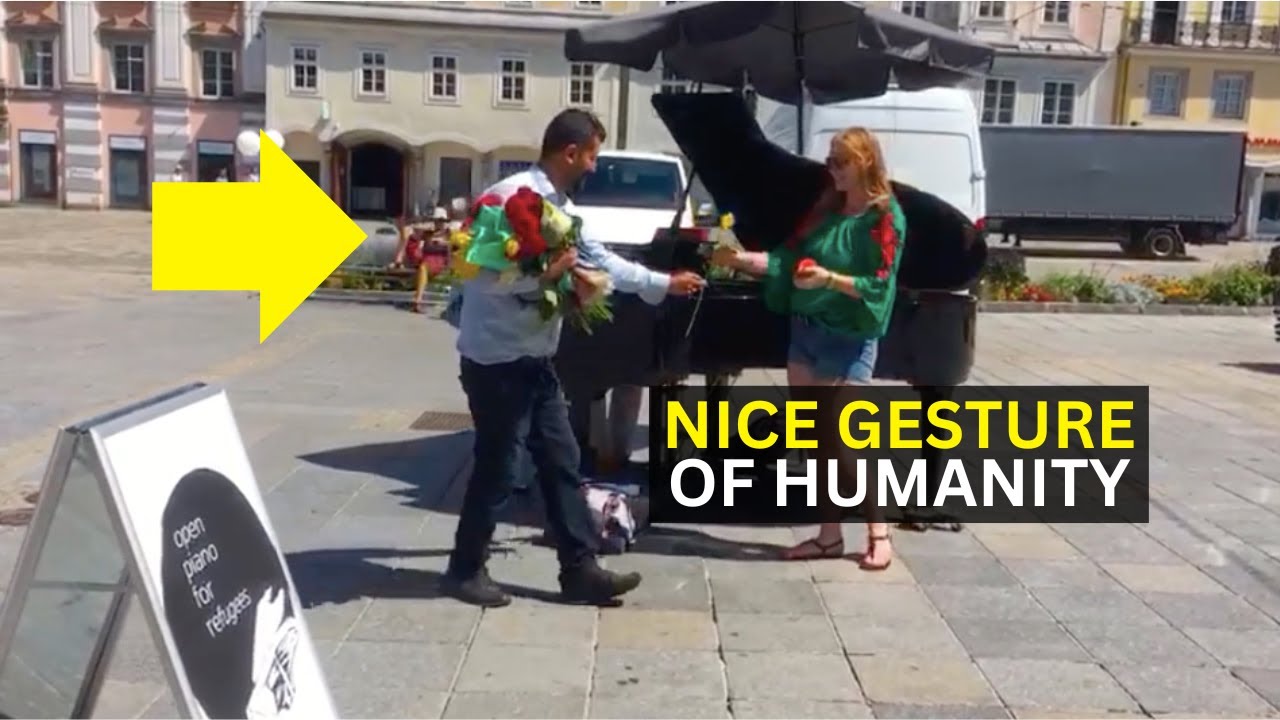 HE GAVE HER ROSES 😍 - YouTube