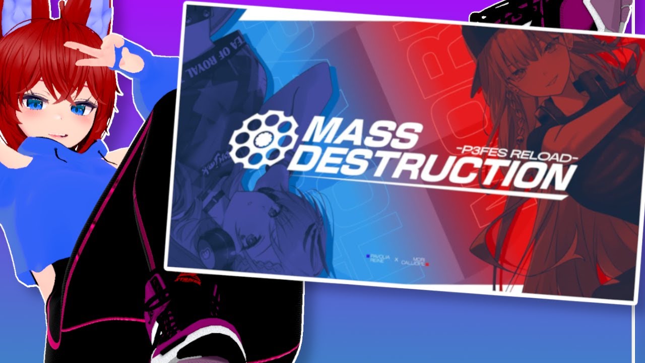 REACT TO - 【Cover】Mass Destruction -P3fes Reload- / Mori Calliope × ...