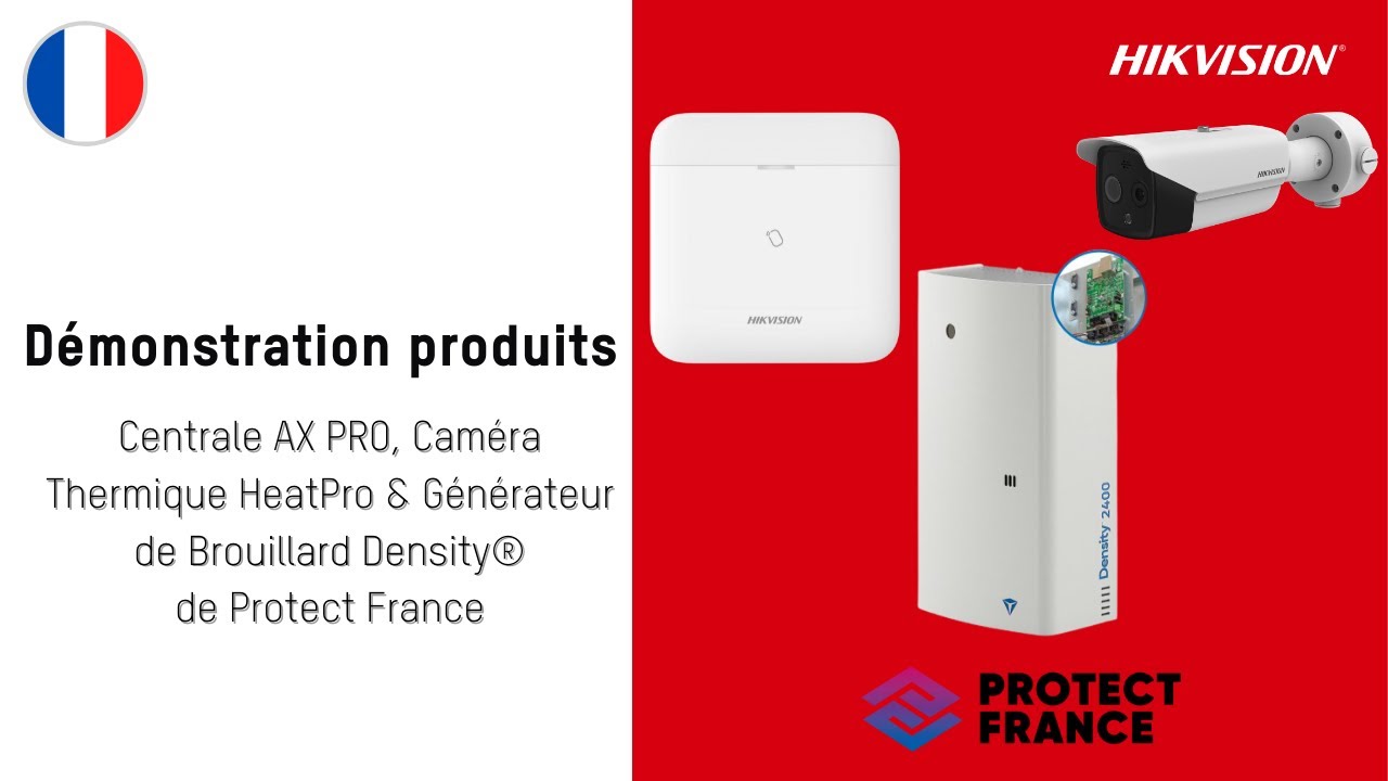 Hikvision France | Démo AX PRO / HeatPro x Protect France - YouTube