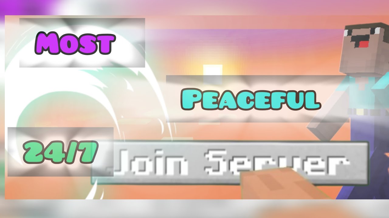 Minecraft pe most peaceful public server for both java and pe #firemc# ...