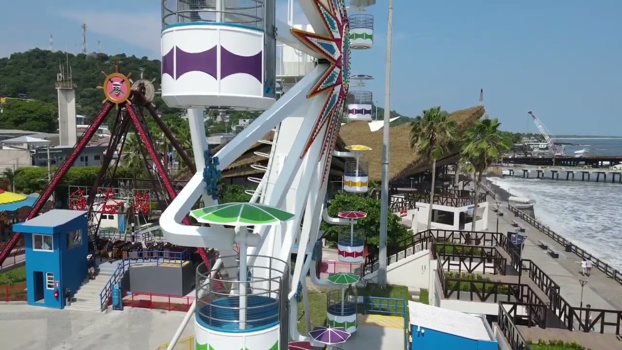 Sunset Park, el nuevo atractivo en el Puerto de La Libertad - YouTube