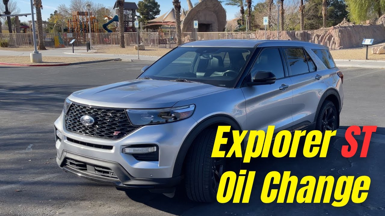 Explorer ST Oil Change (2020–2025) — Step-by-Step Like a Pro! - YouTube