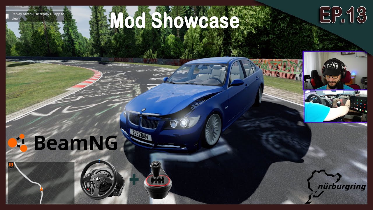BMW E90 Alpina pe Nurburgring - BeamNG mod showcase - Ep.13 - YouTube