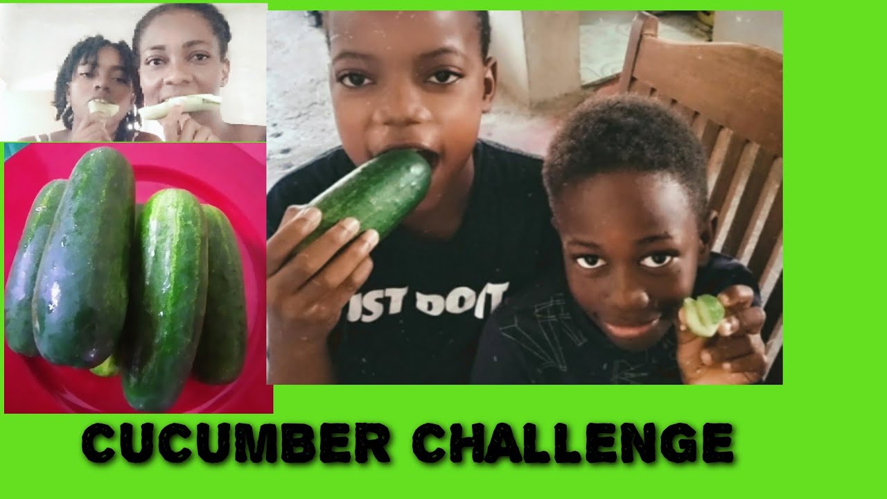 CUCUMBER CHALLENGE/KIDS EATING COMPETTION🥒🥒🥒🥒🥒 - YouTube